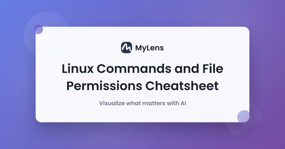 Linux Commands Cheatsheet File Permissions Redirections More Mylens Ai